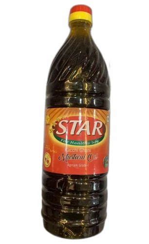 Star 1L Kachi Ghani Mustard Oil Bottle Packaging Size 1 Litre At Rs