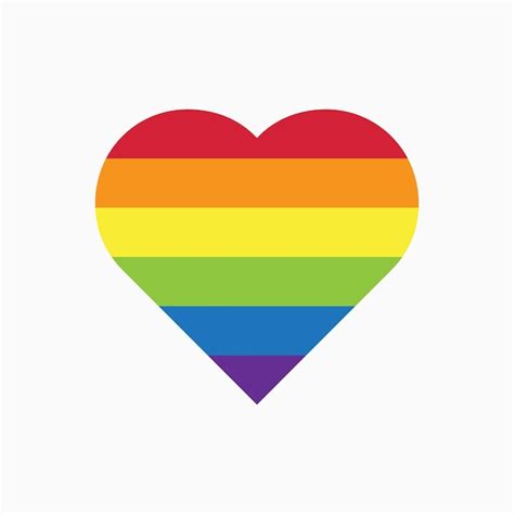 Design De ícone De Coração Lgtbi E Orientação Sexual Identidade De