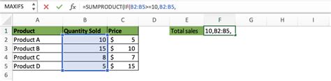 How To Use SUMPRODUCT With IF In Excel Perfect Examples