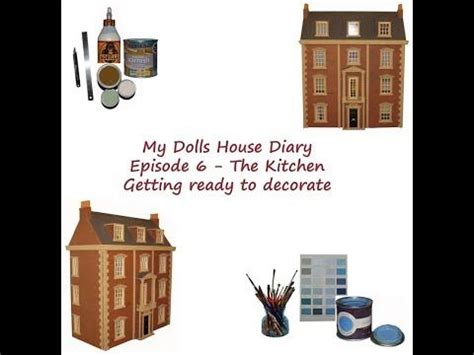 My Dolls House Diary Episode The Kitchen Getting Ready To Decorate YouTube Casas De