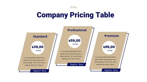 Pricing Slide Of Consulting Presentation Template 24 Slidekit