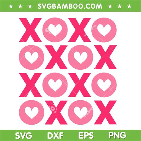 Xoxo Sublimation Svg Png