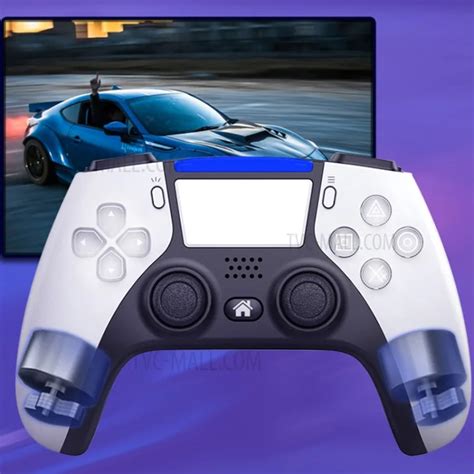 P02 Bluetooth Wireless Game Controller Double Vibration Six Axis Programmable Gamepad For