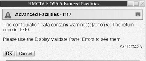 Validate Panel Values