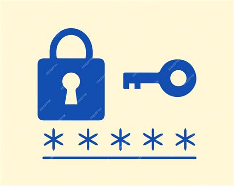 Premium Vector Password Security Icon Of White Vector Flat01