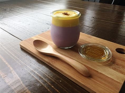 無添加紫芋プリン 長瀞 cafe ura hotoうらほと