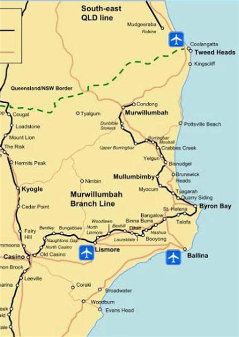 The Map Below Shows The Northern Rivers Rail Ltd Facebook