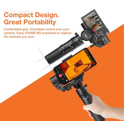 Zhiyun Crane M2 Small Body 3 Axis Handheld Stabilizer Gimbal
