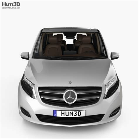 Mercedes Benz V级 带内饰 2014 3d模型 车辆 On 3dmodels
