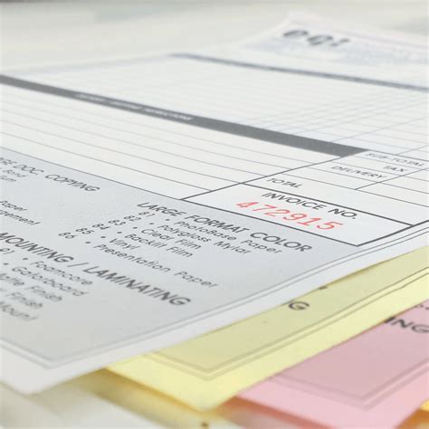 Carbonless Forms Onondaga County Print Shop