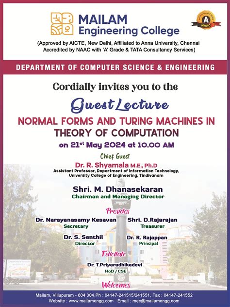 Normal Forms Turing Machines In Theory Of Computation Mec
