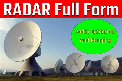 Radar Full Form Marty Shaylyn