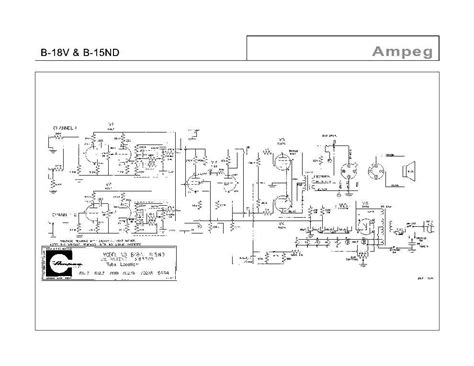 Ampeg B15n Schematic Unveiling The Inner Workings Of A Classic Bass