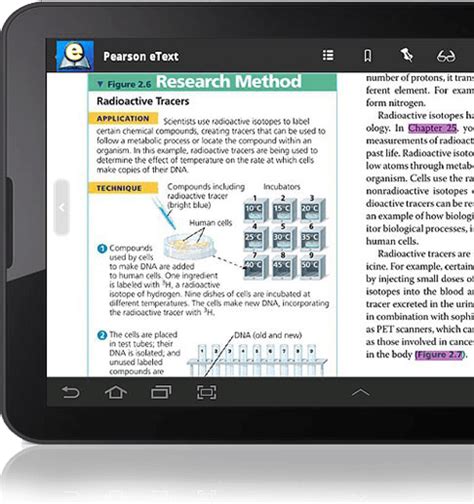 Pearson EText Apps For Android Devices