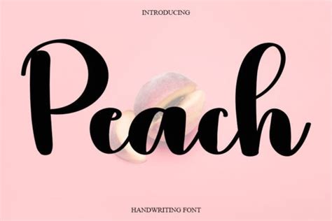 Peach Font Font Canyon