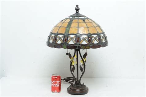 Vintage Pre Owned Dale Tiffany Slag Glass Lamp 158474