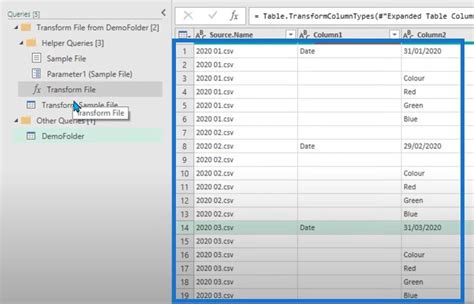 Power Query Combiner Des Fichiers à Partir De Plusieurs Dossiers