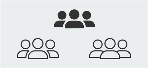 사용자 그룹 아이콘 집합입니다 사람들의 그룹 친구 그룹 사람들 모임 쉽게 편집할 수 있는 윤곽선 기호입니다 3 명에 대한 스톡 벡터 아트 및 기타 이미지 Istock