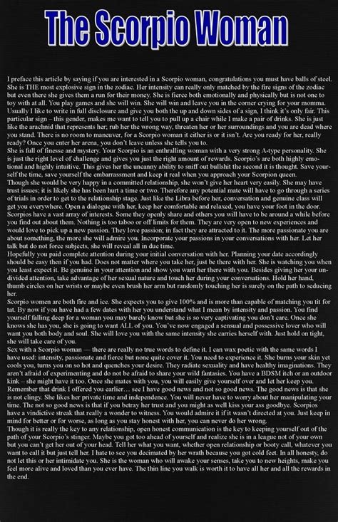 Scorpio Woman Scorpio Women Quotes Scorpio Woman Scorpio Zodiac Facts