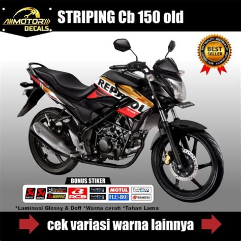 Jual Stiker Striping Honda Cb 150 R Old Lama Edisi Repsol Decal List