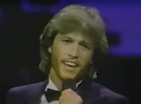 Andy Gibb Steals The Spotlight From Brother Barry With A Stunning Jaw