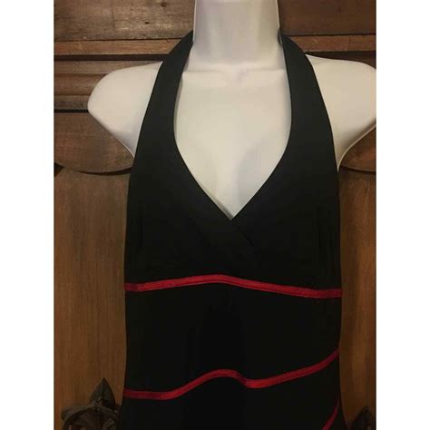 Vintage Charlotte Russo Tiered Ruffled Salsa Dress Sm Gem