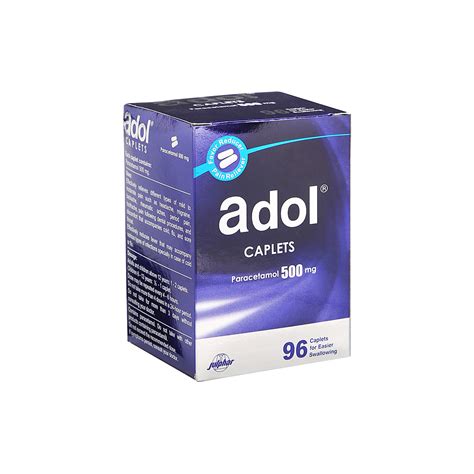 Adol Caplet 500mg × 96s Sharjah Co Operative Society