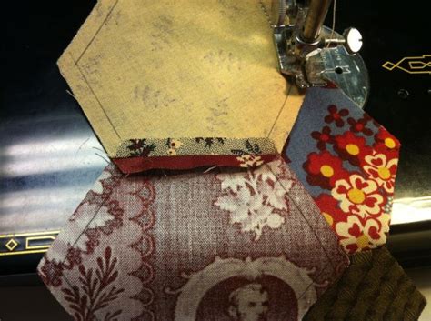 Machine Piecing Hexagons Tutorial Katyquilts Hexagon Piecings Tutorial