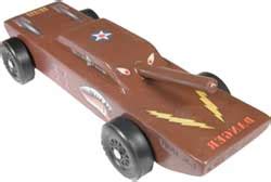 Tank Pre Cut Pinewood Derby Car