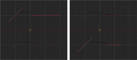 Changing The Handles On The Two Sides Of A Bezier Curve Control Point