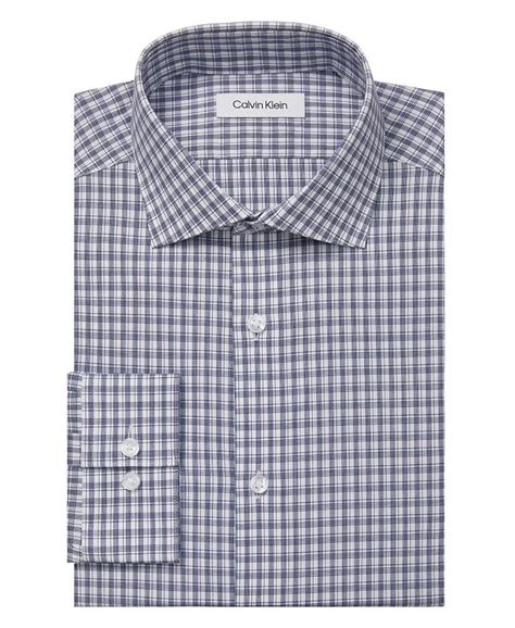 Calvin Klein Mens Steel Slim Fit Wrinkle Free Stretch Dress Shirt Macys