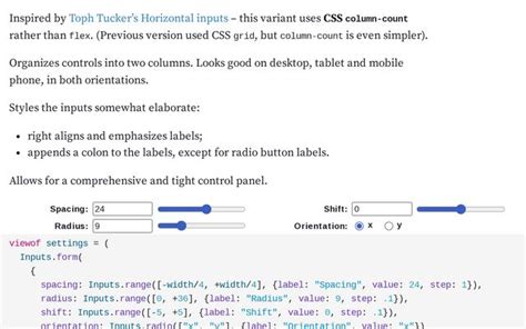 Horizontal Inputs Martien Van Steenbergen Observable