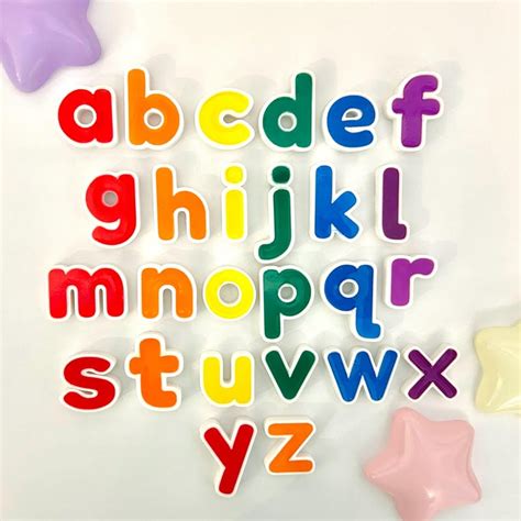 Magnetic Alphabet Letters Fridge Etsy