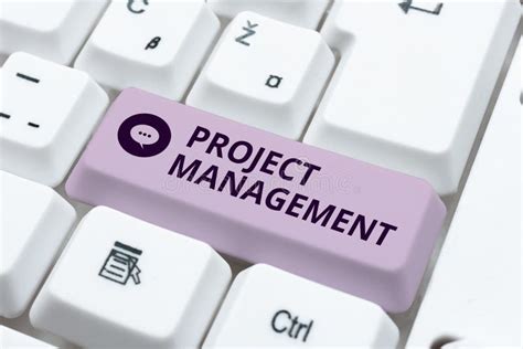 Sign Displaying Project Managementapplication Process Skills To Achieve Objectives And Goal