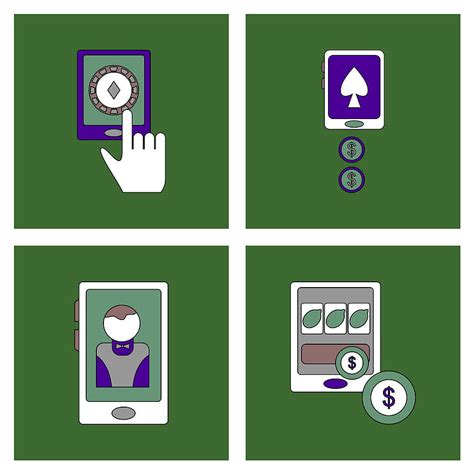 배경 벡터에 카지노 도박 아이콘 세트 Ai Eps Uidownload
