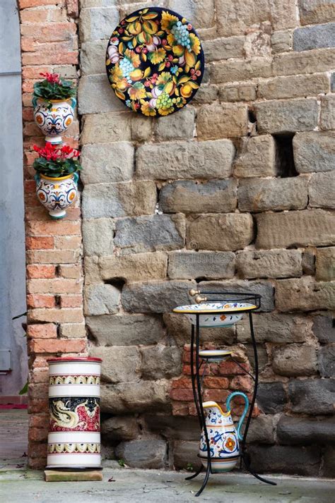 Deruta A Town In Umbria Famous For Its Artistic Hand Made And Painted