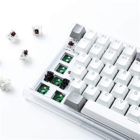 YUNZII KC84 Pro Hot Swappable Mechanical Keyboard 84-Key Gaming ...