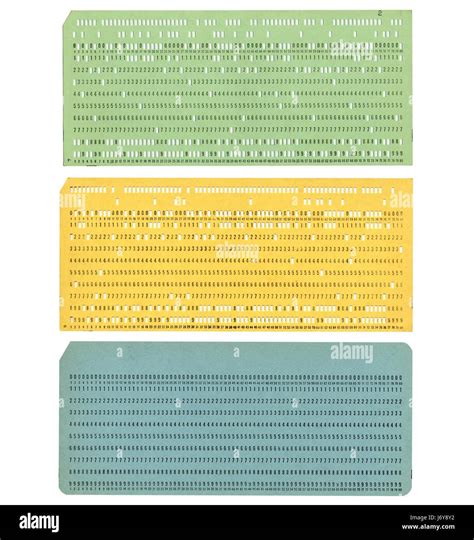 Vintage Card Retro Storage Punched Punching Programming Computers