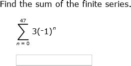 IXL Find The Sum Of A Finite Geometric Series Algebra Practice