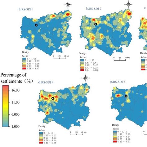 Spatial Location Characteristics Of Settlement Distribution At