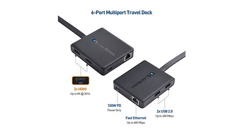 Cable Matters Usb C Dual Monitor Hub With 4k Hdmi And 100w Charging