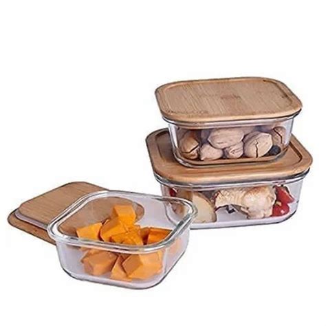 Borosilicate Lunch Box 800 Ml At Rs 550piece In Surat Id 2850397623148
