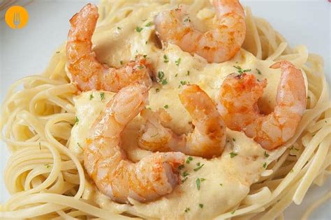 Fetuccini Alfredo Con Langostinos Recetas De Cocina Casera
