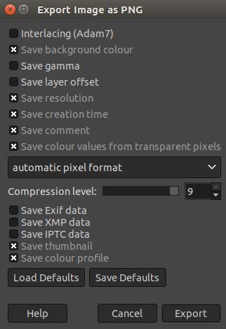 GIMP Changes Color Upon Export To All File Types Graphic Design Stack Exchange