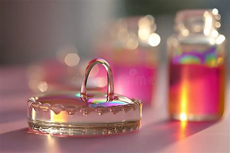 Collision Of Particles In Abstract Void Stock Illustration