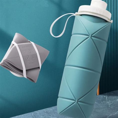 Silicone Folding Bottle 600ml Everythingbranded Australia