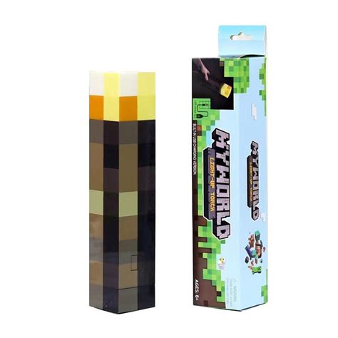 Minecraft Antorcha Luz Juego Periférico Pixel Estilo Control Remoto