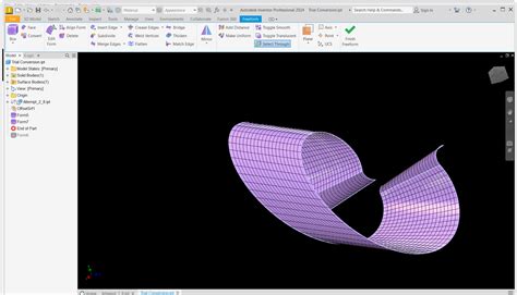 replacing 3d flat surface with a curved surface autodesk community