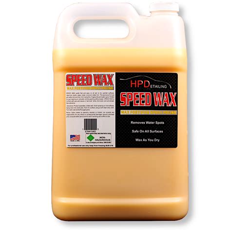 Speed Wax Hpdetailingpros