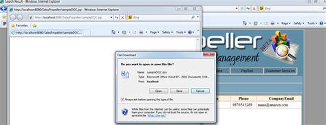 Javascript How To Get A Dialog Box That Contains The Options Of Open